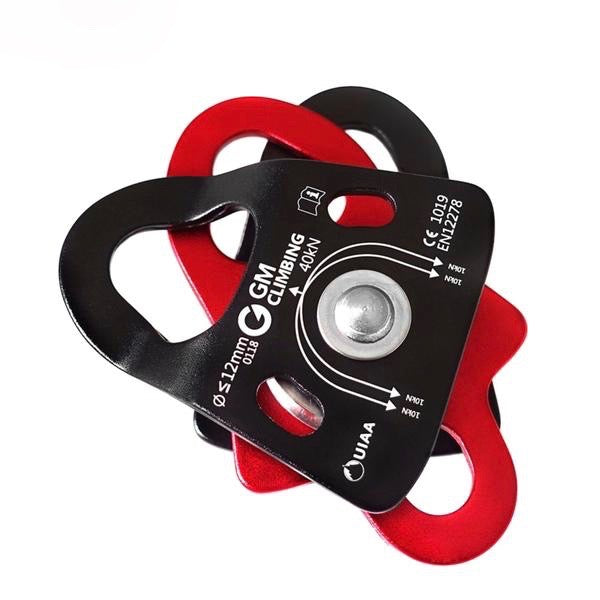 Mountaineering Rock Climbing Micro Double Rope Pulley 40kN - 1pc / 2pc ...